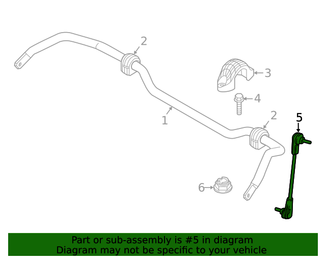 31306862864 - 2016-2024 BMW Stabilizer Link (31-30-6-862-864) | BMW of ...