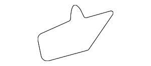 Genuine Toyota Door Shell Seal part# 67837-0E060 for 2020-2025 Toyota ...