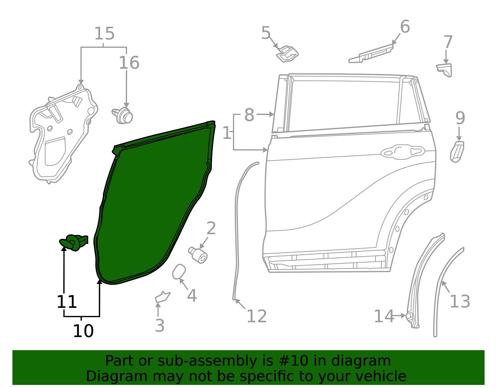 67871-0E080 - High-Quality Door Seal for 2020-2024 Toyota Highlander ...