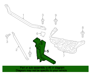 51647210499 - 2011-2018 BMW Support Bracket (51-64-7-210-499) | BMW of ...