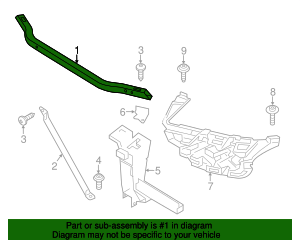51647210502 - 2011-2018 BMW Upper Cross-Member (51-64-7-210-502) | BMW ...