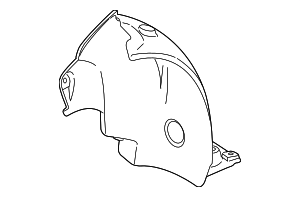 221-690-06-30 - Fender Liner 2007-2013 Mercedes-Benz | Mercedes-Benz ...
