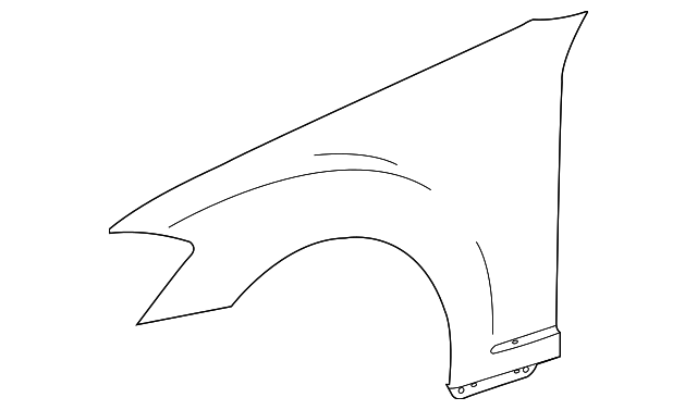 221-880-02-18 - Fender 2007-2013 Mercedes-Benz | Mercedes-Benz USA Parts