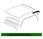 1999-2007 GM Molding Asm-Rf Pnl Jt Fin 15045551 | GM Parts Center