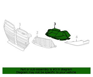 Genuine BMW 51-11-8-074-774 | G8x M3/M4 M Carbon Fiber Air Inlet Frame ...