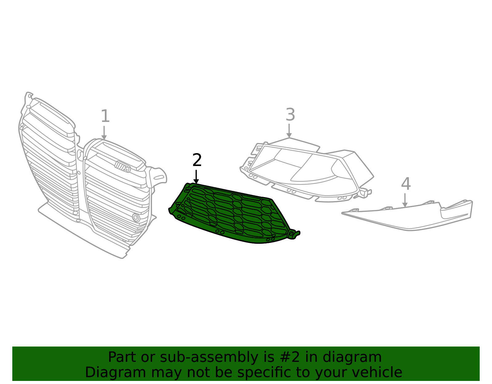 51-11-8-069-439 - 2021-2024 BMW - Air Inlet Grille | Buy BMW Parts Now