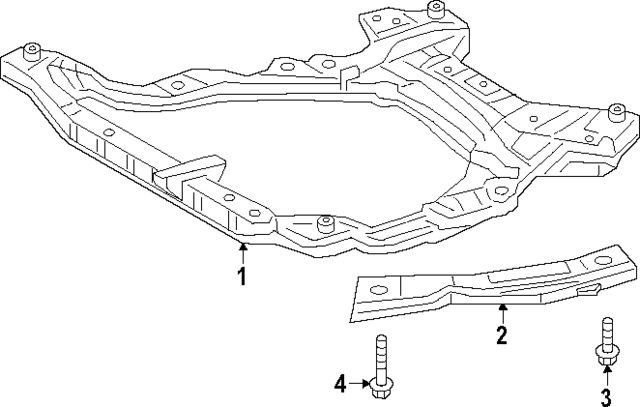51100-0E120 - Cross-Member 2023-2024 Lexus | Lexus of Stevens Creek Parts