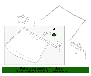 2017-2020 Hyundai Elantra Sensor 97257-C1000 | OEM Parts Online