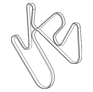 2020-2024 GM V-Ribbed Serpentine Belt 12732705 | TascaParts.com