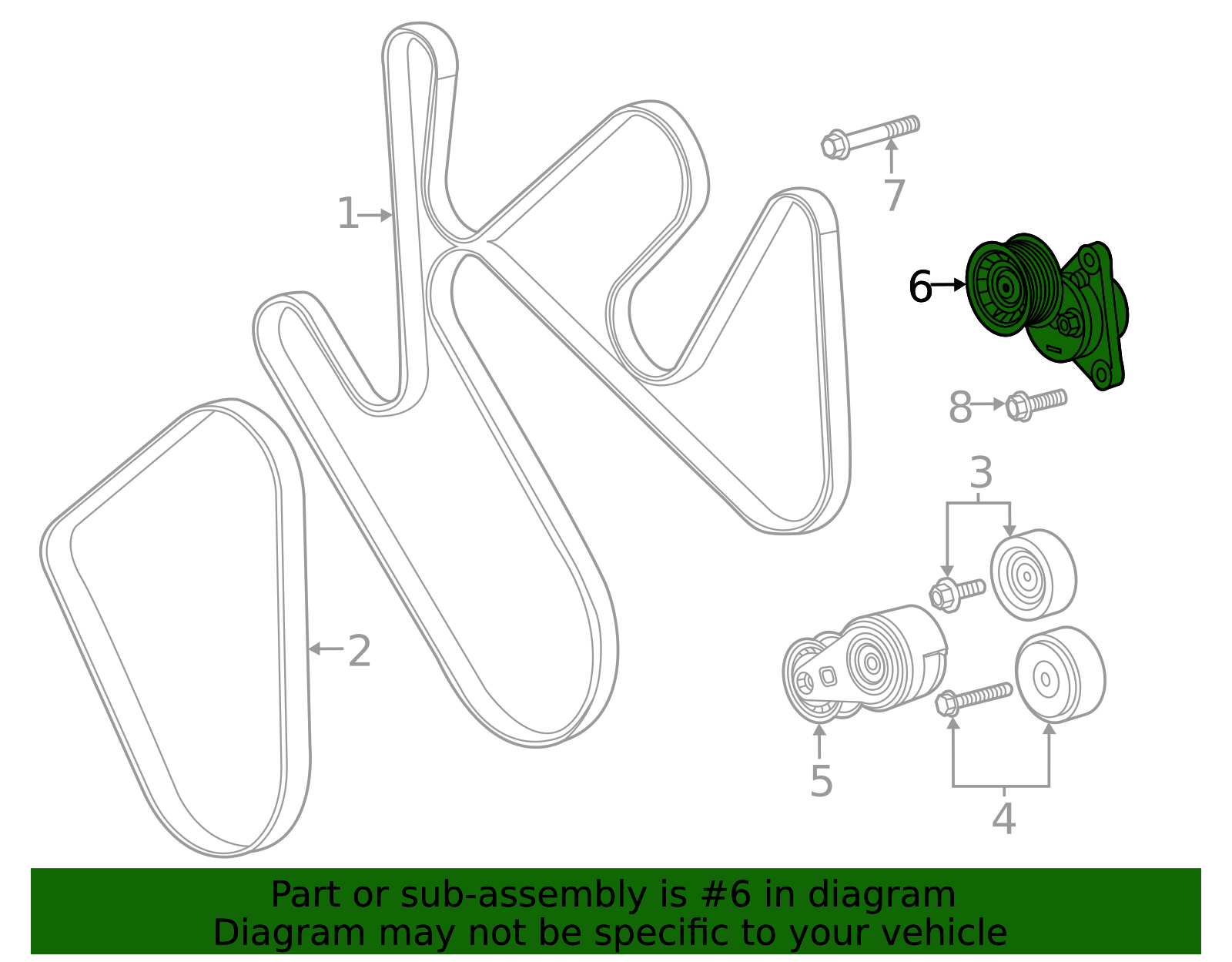 Tensioner 12735533 | NewGMParts.com