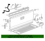 2016-2019 GM Rear Park Assist Camera 84062896 GM | GMPartsDirect.com