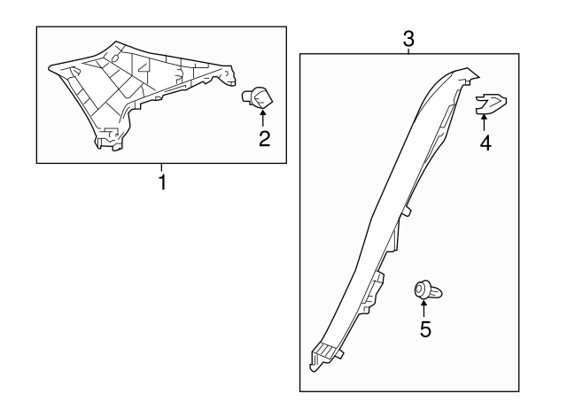 2012-2021 Toyota Upper Quarter Trim Lower Clip 90467-09240 | Toyota ...