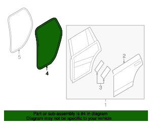 32229248 - Door Seal 2016-2022 Volvo XC90 | AutoNationParts.com