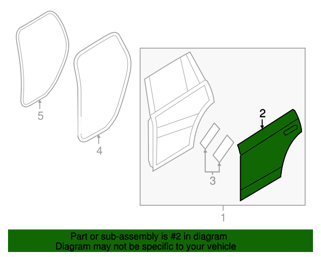 2016-2020 Volvo XC90 Outer Panel 31402468 | TascaParts.com