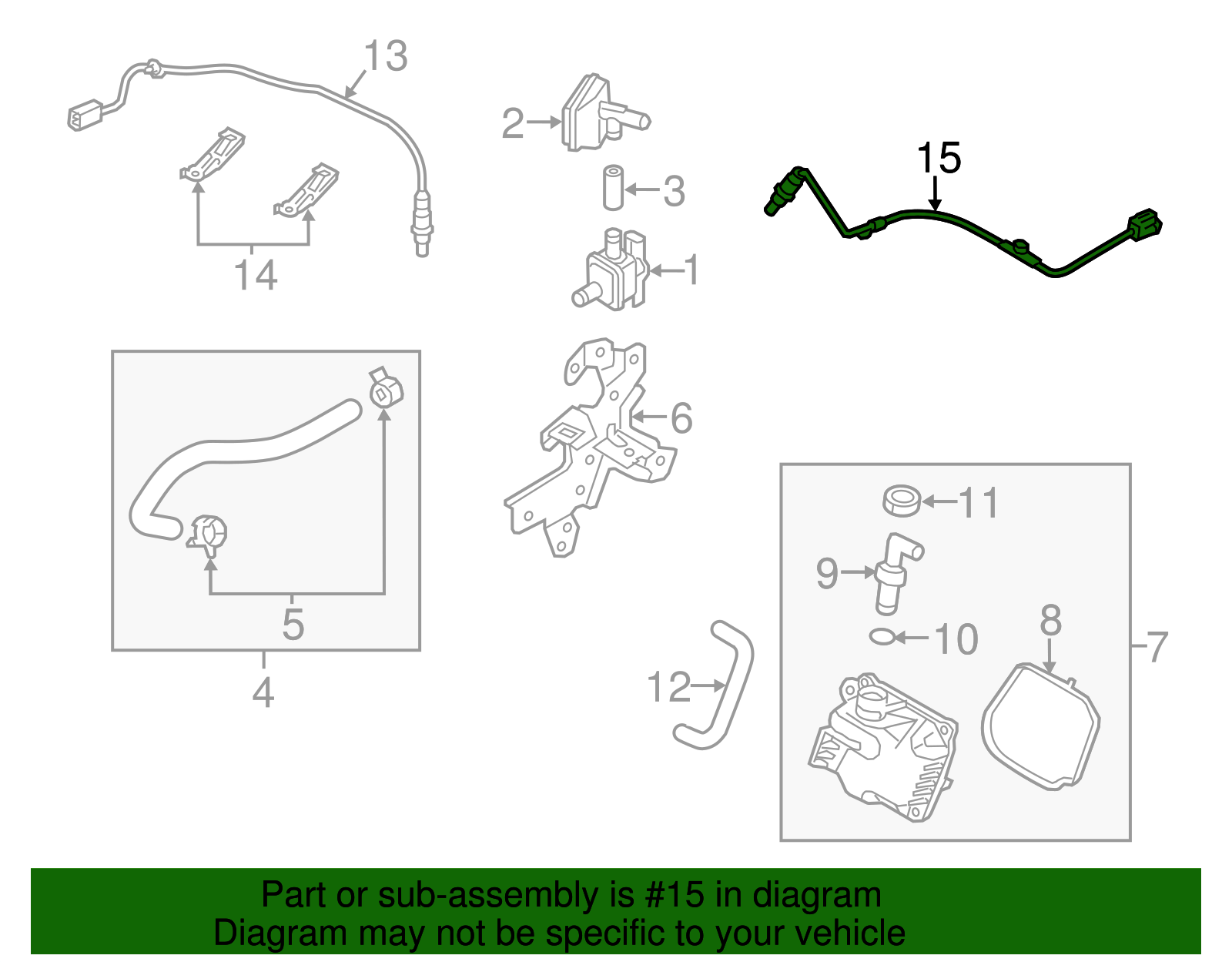 2014-2018 Mazda 3 Oxygen Sensor PEDE-18-86Z | OEM Parts Online
