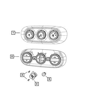 2016-2020 Fiat 500X Genuine Alfa Romeo Sensor-Temperature Cabin Air ...