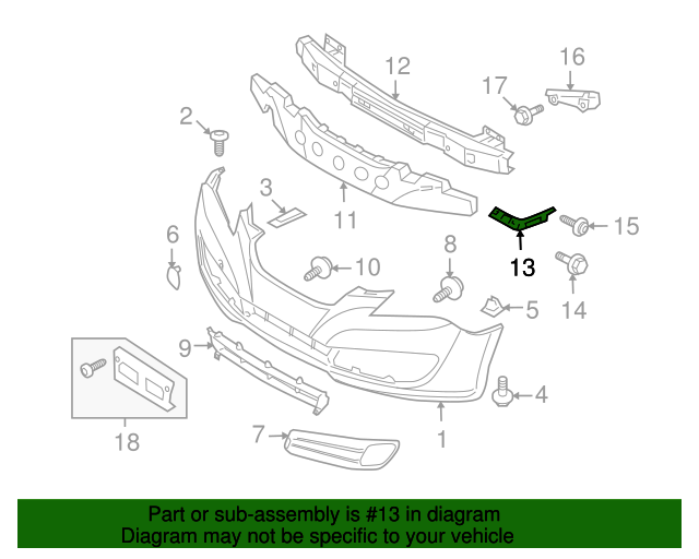 86514-2M000 - Side Support - 2010-2012 Hyundai Genesis Coupe | World ...
