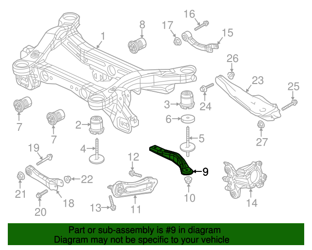 68309947AB - Rail Cap Left Rear - 2019 Ram 1500 | Mopar Parts Canada