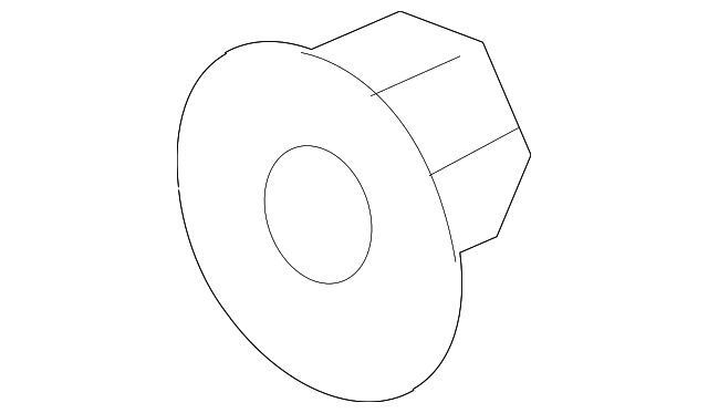 2014-2020 Mopar Hex Head Nut & Retainer 6511802AA | TascaParts.com