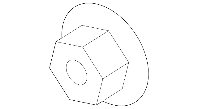 2014-2020 Mopar Hex Head Nut & Retainer 6511803AA | TascaParts.com