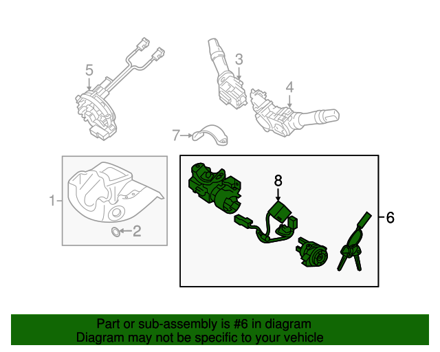 81900-2TB00 - Ignition Assembly 2011 Kia Optima | Kia.Parts Store