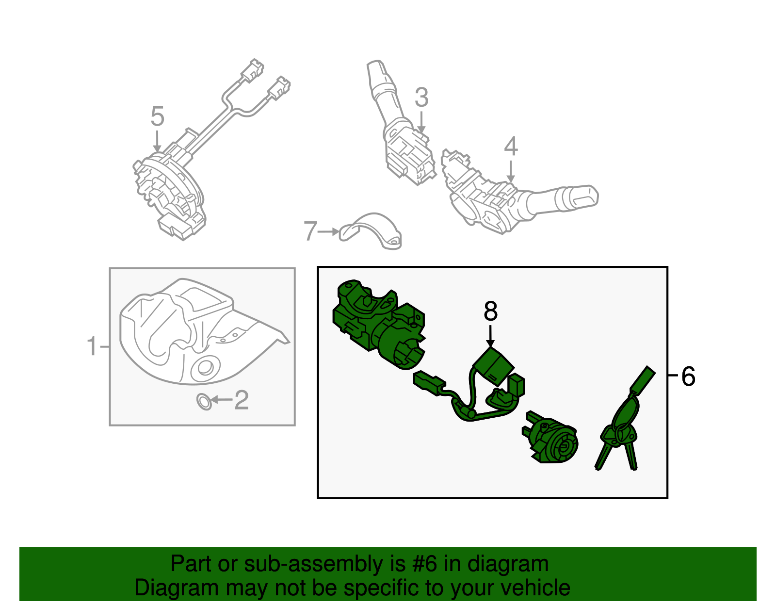 81900-2TD00 - Ignition Assembly 2011-2015 Kia | Kia.Parts Store