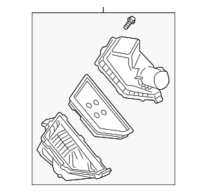 2016-2020 Cadillac CT6 Air Cleaner Housing 23349889 GM | GMPartsDirect.com