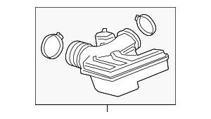 2016-2020 Cadillac CT6 Air Cleaner Outlet Duct 84406083 GM ...