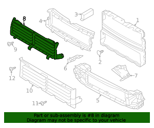 Genuine OEM Radiator Shutter Assembly Part# LR135376 Fits 2020-2023 ...