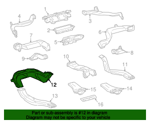 87213-30380 - Lower Duct - 2006-2020 Lexus | My L Parts
