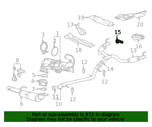84976677 - Exhaust Rear Hanger 2021-2023 GM | AutoNationParts.com
