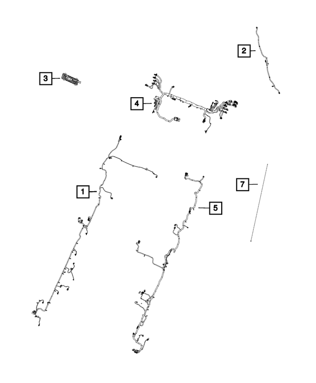 2019 Ram 2500 Chassis Wiring 68411711AD | Mopar eStore