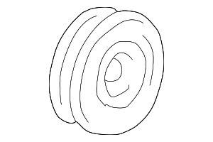 12634218 Pulley - New OEM Part From GM Parts Direct | GM Parts Store