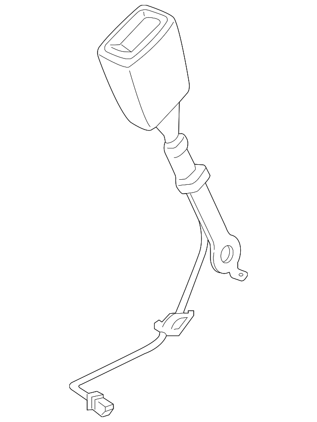 72117414301 - 2018-2025 BMW Buckle End (72-11-7-414-301) | BMW of South ...