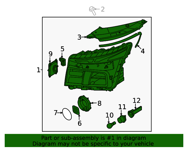 2021-2023 Hyundai Santa Fe Composite Assembly 92102-S2500 | Hyundai ...