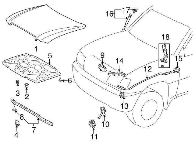 1998-2007 Lexus LX470 Front Seal 53381-60041 | LexusOfKendall