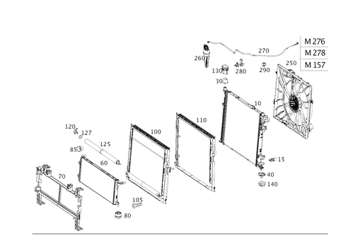 Cooler, Mount and Cover for 2018 Mercedes-Benz GLE63 AMG S | Mercedes ...