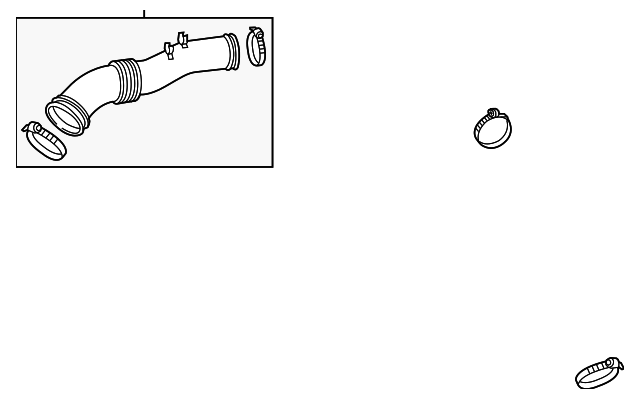 2013-2018 Audi S8 Intake Pipe 4H0-129-616-J | OEM Parts Online