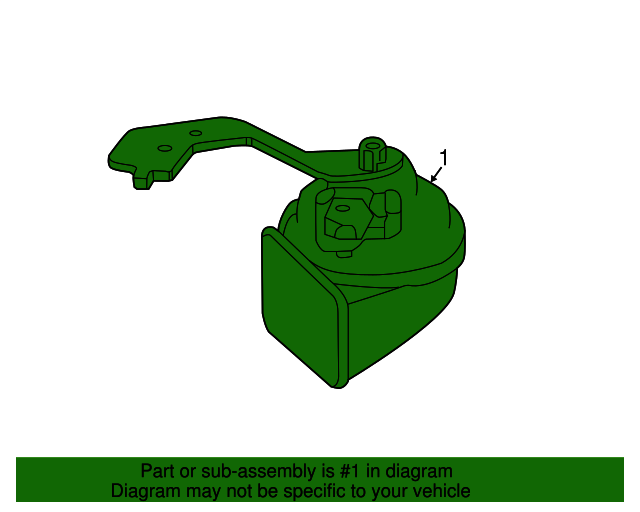 000-540-62-03 - High Note Horn 2017-2019 Mercedes-Benz | Mercedes-Benz ...