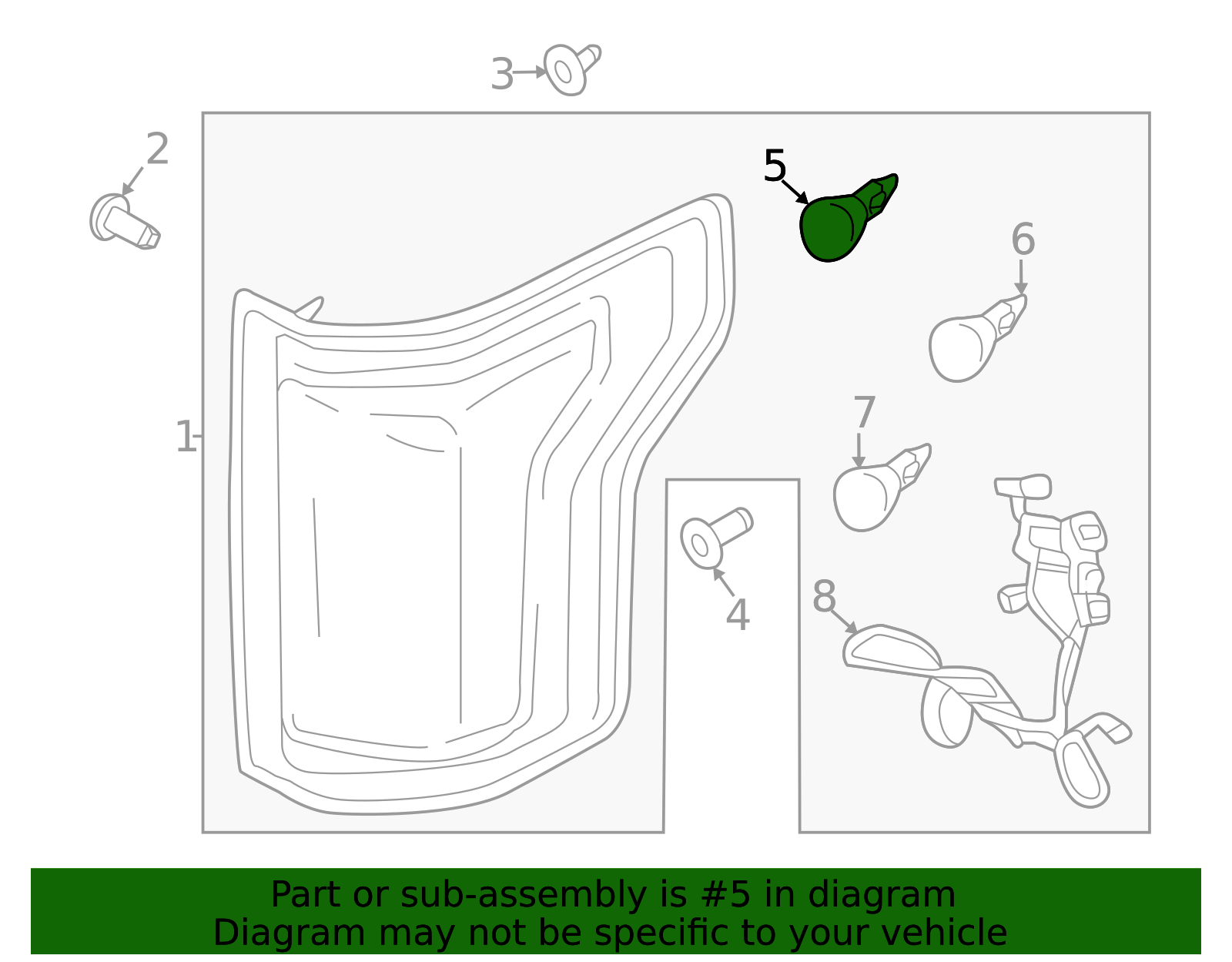 JL3Z-13466-G - Turn Signal Light Bulb - 2020-2024 Ford | Eastgate Ford ...