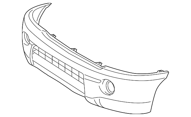 52119-04040 - Cover Front Bumper 2005-2011 Toyota Tacoma | Longo Toyota ...
