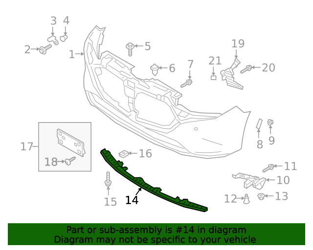 BDTS-50-0S0A - Lower Support - 2019-2024 Mazda 3 | Mazda Swag