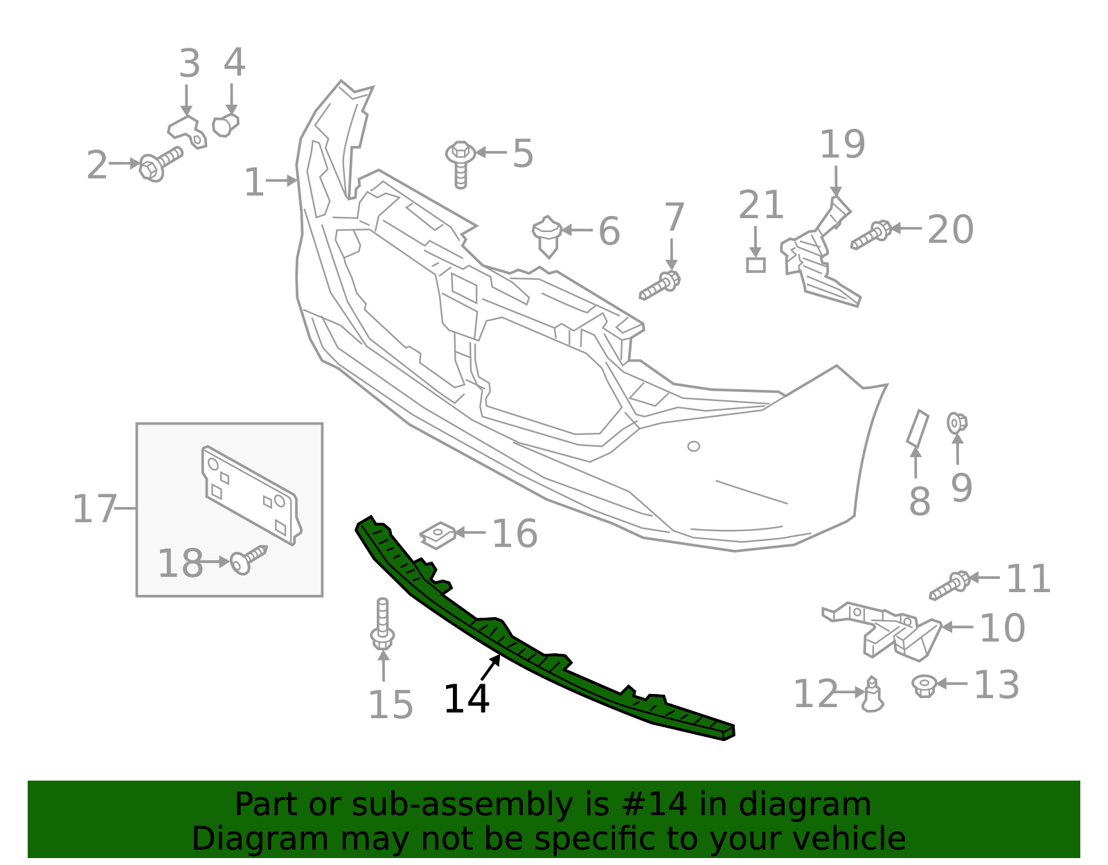 2019-2024 Mazda 3 Lower Support BDTS-50-0S0A | RealMazdaParts.com