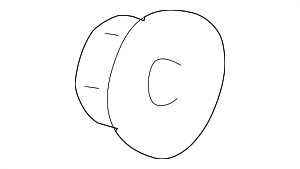 52599-68020 - Retainer Stopper - 2004-2009 Toyota Prius ...