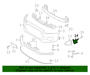 Genuine Cooling Duct for 2019-2021 Hyundai Veloster | Part# 86568-J3000 ...