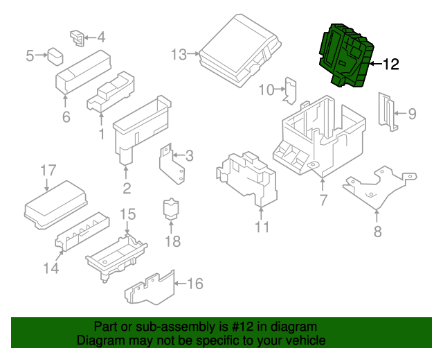 2016-2024 Nissan Control Module 284B6-EZ30A | Nissan Parts Plus