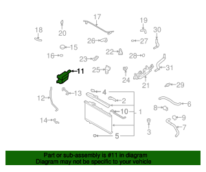 2007-2009 Hyundai Santa Fe Reservoir Assembly 25431-2B100 | OEM Parts ...