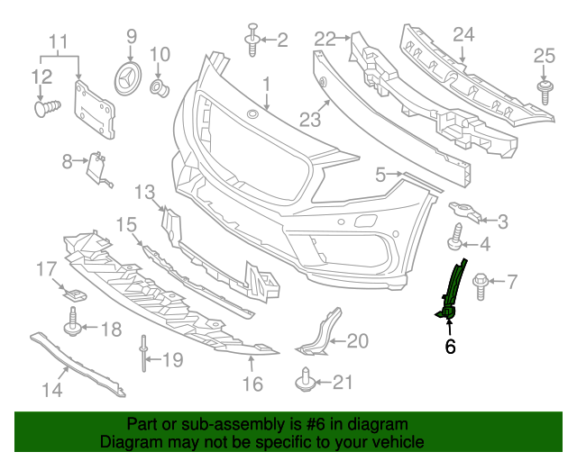 2015-2020 Mercedes-Benz Side Bracket 156-885-02-01 | MB OEM Parts