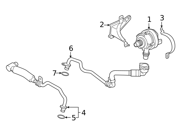 2019-2024 BMW Coolant Line 11-53-8-650-086 | OEM Euro Parts