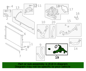 2021-2024 Hyundai Sonata Water Inlet 25630-2J601 | OEM Parts Online